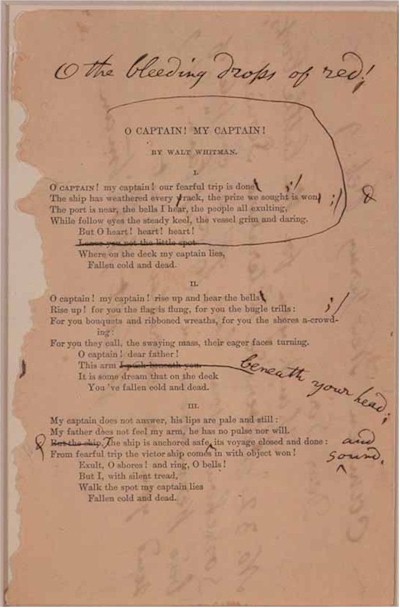 My American Poetry Review: “O Captain! My Captain” by Whitman – My ...